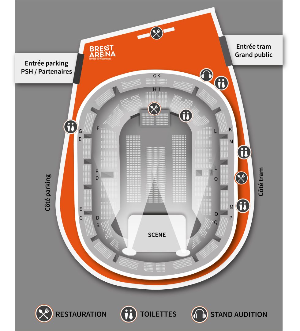 Préparez votre venue - Brest Arena